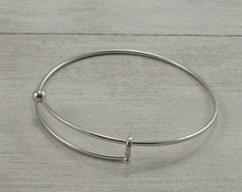 Ball End Bangle - Etsy