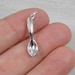 Spoon Charm - Silver Spoon Charm for Necklace or Bracelet - Etsy