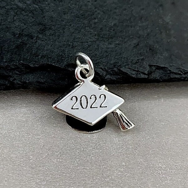 Graduation Hat Charm - Etsy