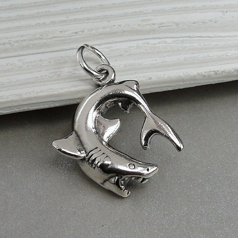 Shark Charm - Etsy