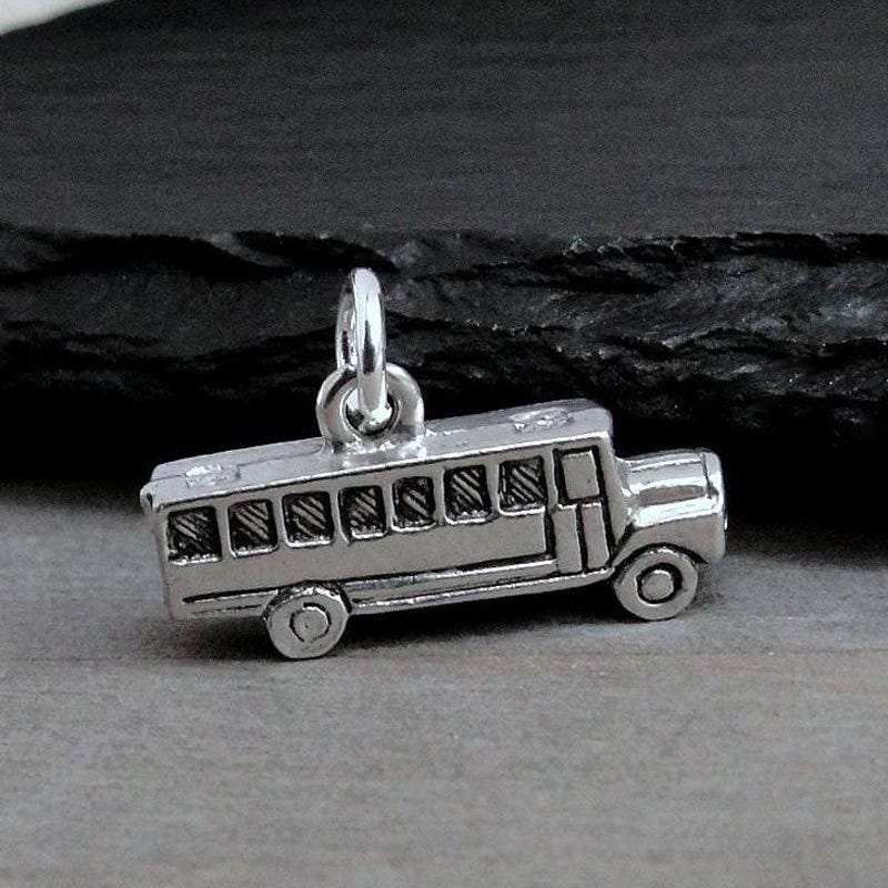 School Bus Charm - Etsy