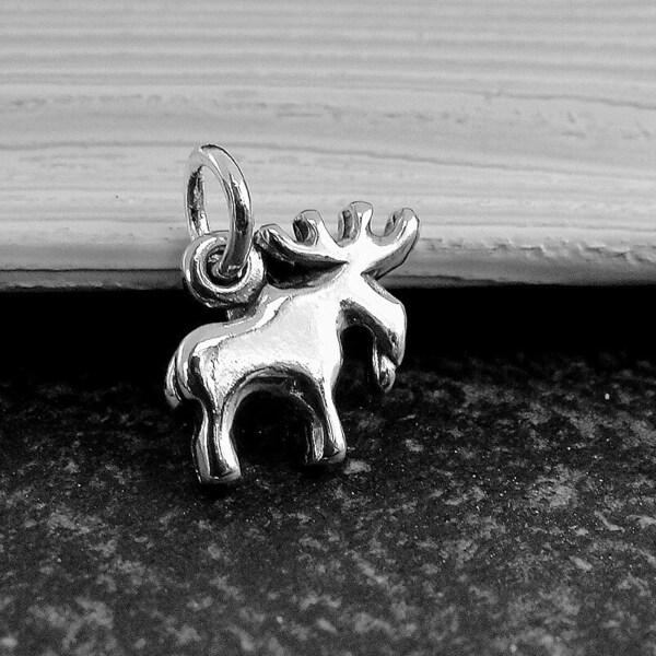 Moose Charm - Etsy