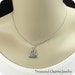 Campfire Necklace, Silver Flaming Fire Charm on a Silver Cable Chain - Etsy