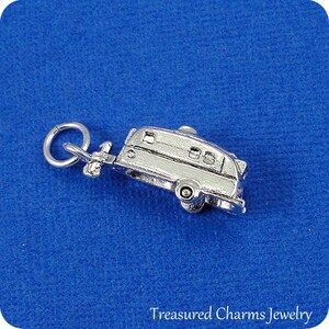 Camper RV Charm Silver Plated Camper Charm for Necklace or - Etsy
