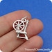 Spinning Wheel Charm - Silver Plated Spinning Wheel Charm for Necklace ...