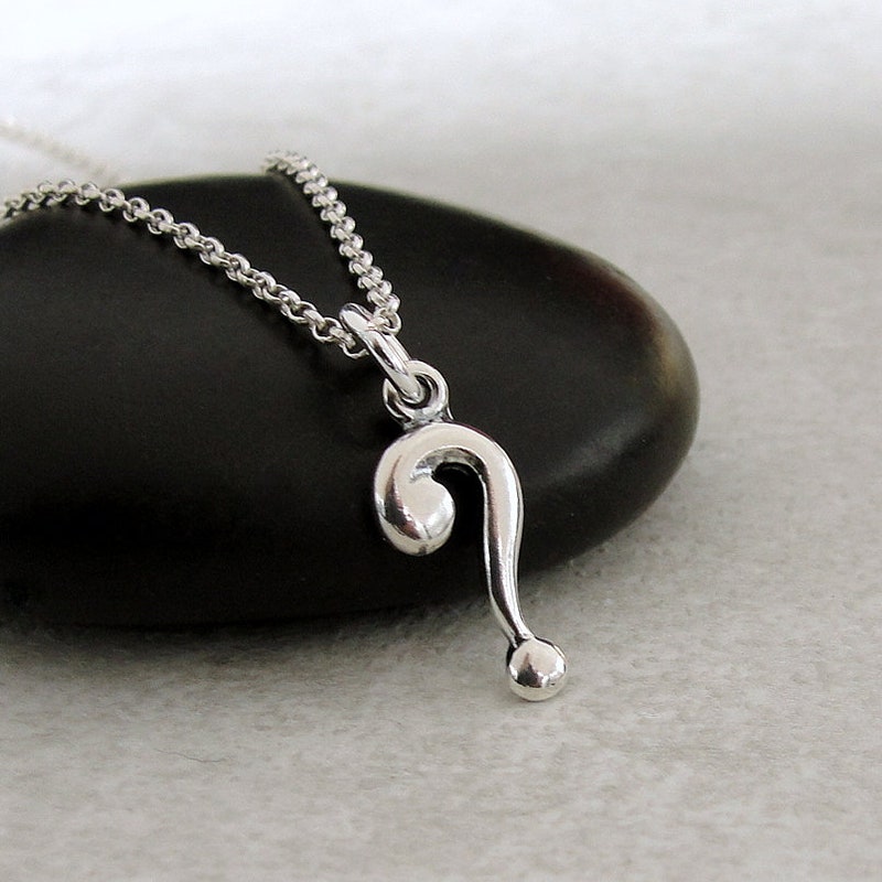 Question Mark Necklace - Etsy UK