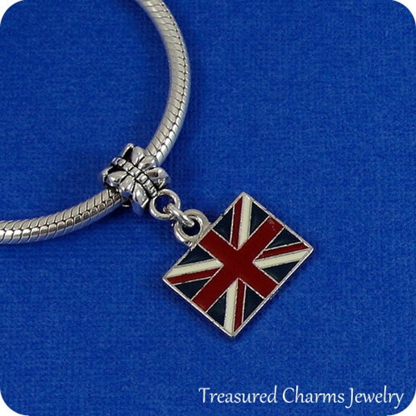 British Flag Charm - Etsy