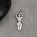 Fertility Goddess Charm, Sterling Silver Fertility Goddess Charm for ...