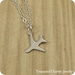 Miniature Airplane Necklace Silver Airplane Charm on a Silver - Etsy