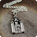 Medieval Castle Necklace Silver Plated Castle on a Silver - Etsy