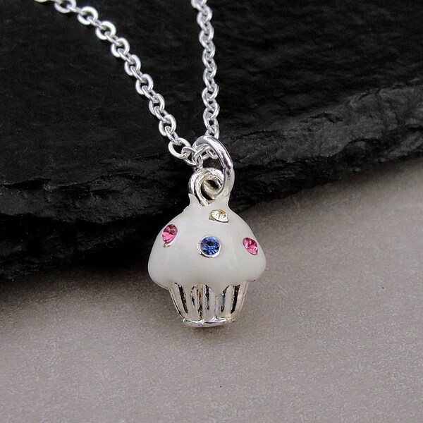 Cupcake Necklace - Etsy