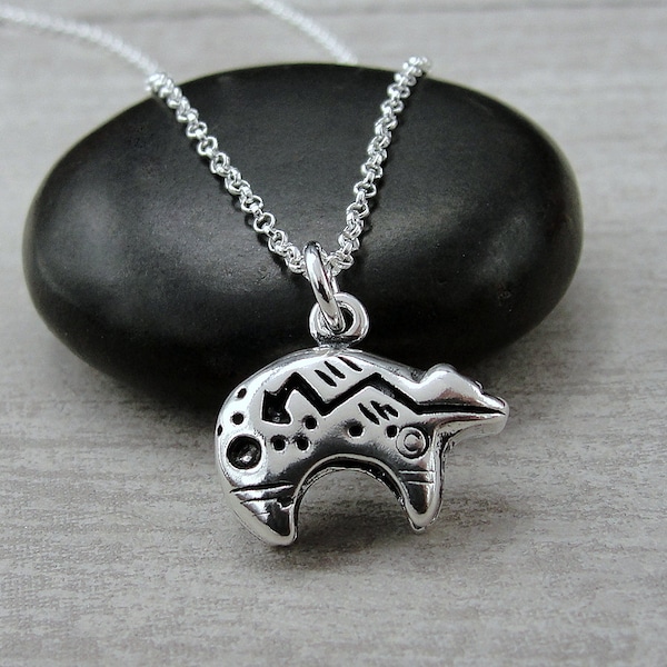 Native American Bear Necklace - Etsy