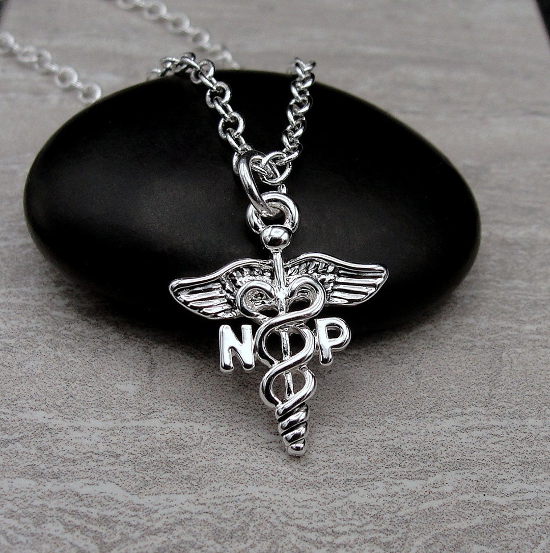 Nurse Practitioner Necklace, Silver Nurse Practitoner Charm Necklace ...