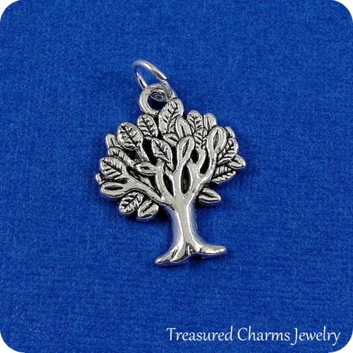 Tree of Life Charm Silver Plated Tree of Life Charm for | Etsy