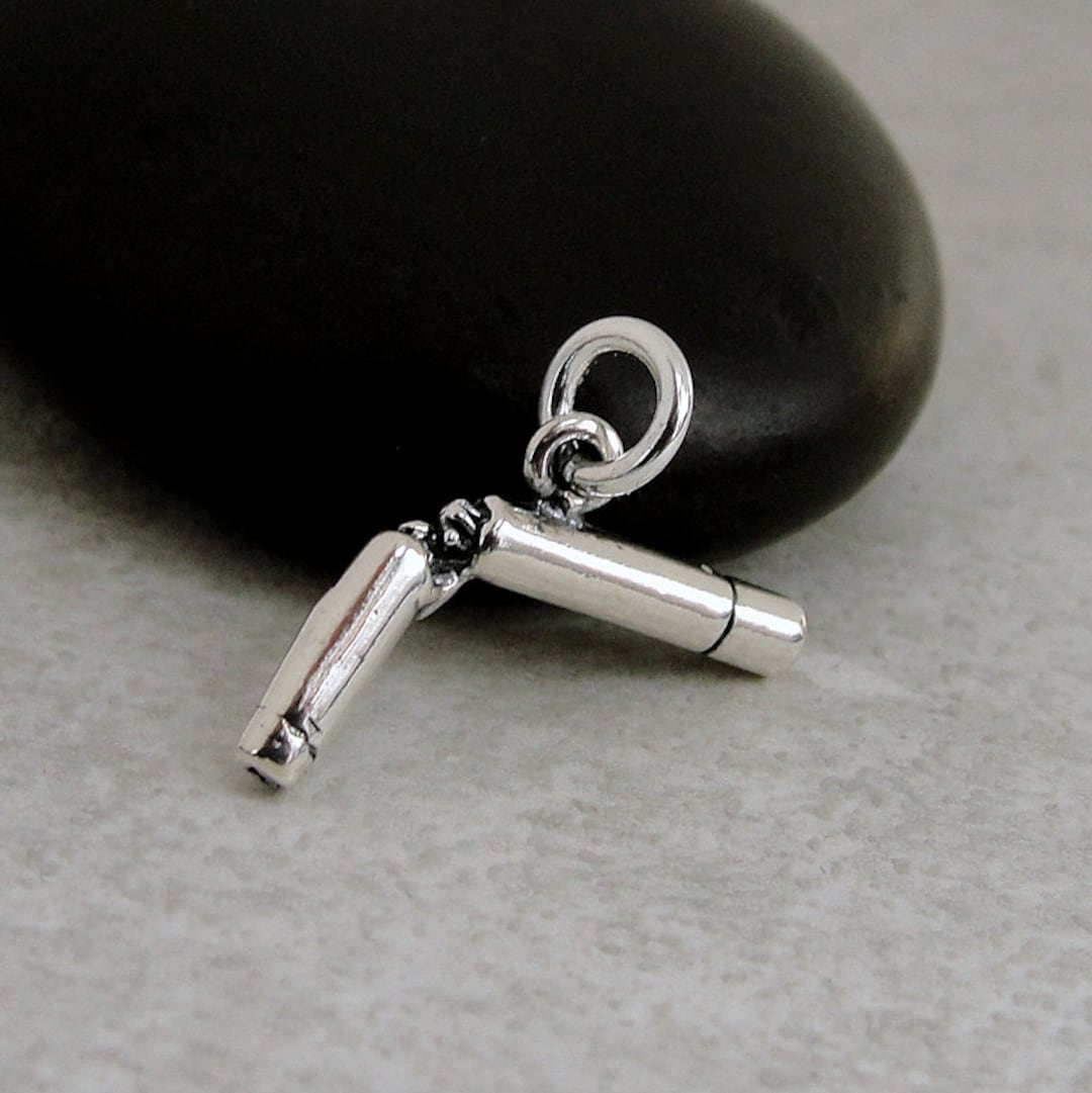 Tiny Broken Cigarette Charm, Sterling Silver Cigarette Charm, Quit ...