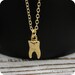 Gold Tooth Necklace, 3D Gold Tooth Charm Necklace, 3D Tooth Charm ...