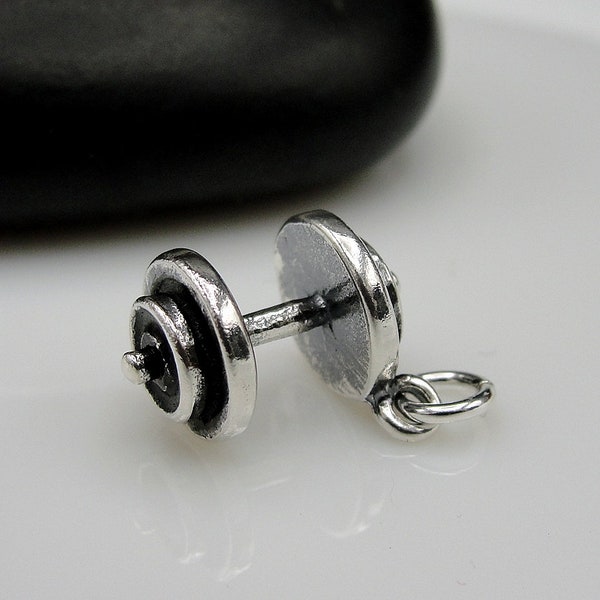 Dumbbell Charm - Etsy