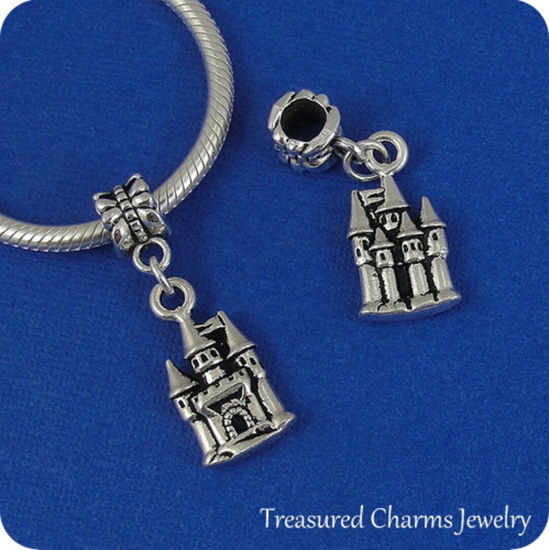 Medieval Castle European Dangle Bead Charm Silver Castle Charm for ...