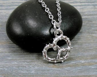 Pretzel Necklace - Etsy