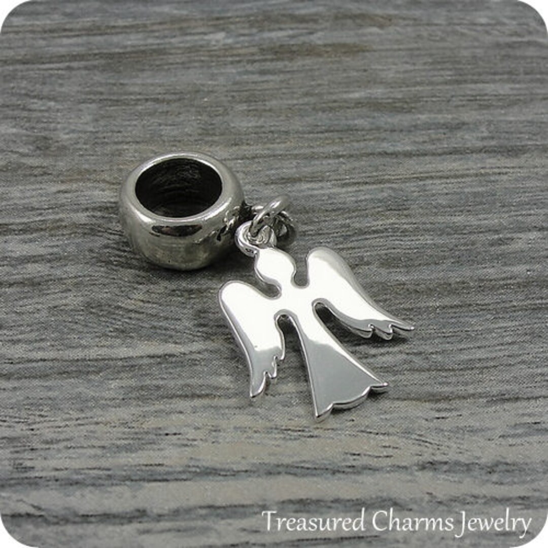 Angel European Dangle Bead Charm Sterling Silver Angel Charm for ...
