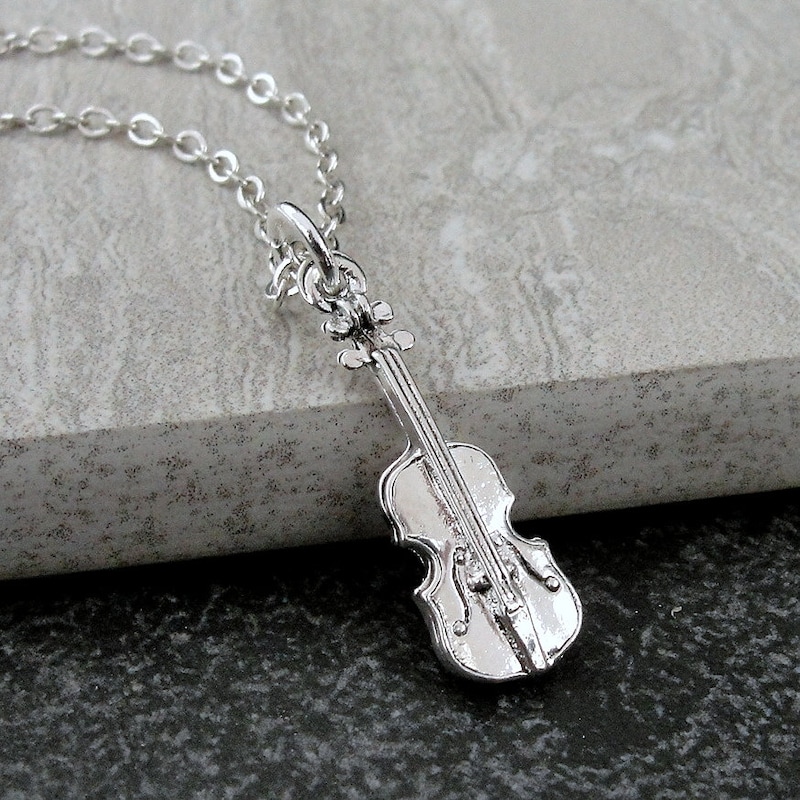Violin Necklace - Etsy