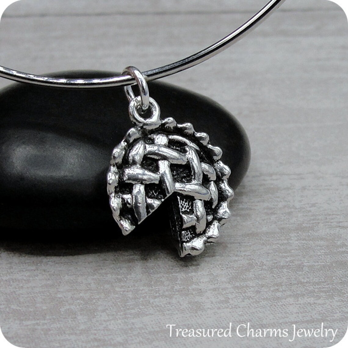 Silver Pie Charm Apple Pie Charm Cherry Pie Charm Pumpkin | Etsy