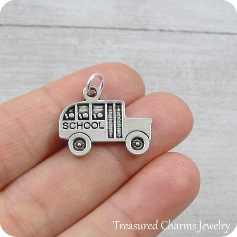 School Bus Charm - Etsy
