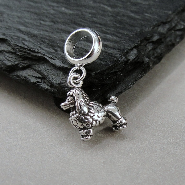 Silver Poodle Charm - Etsy