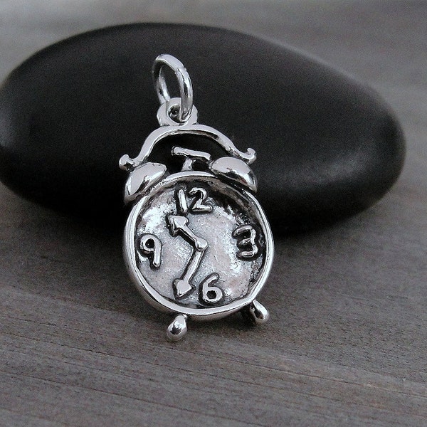 Clock Charm - Etsy