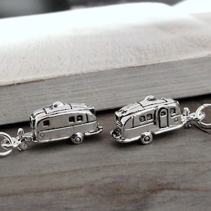 Camper RV Charm, Silver Plated Camper Charm for Necklace or Bracelet ...