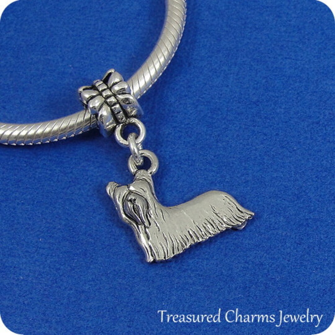 Yorkshire Terrier European Dangle Bead Charm Silver Yorkie - Etsy