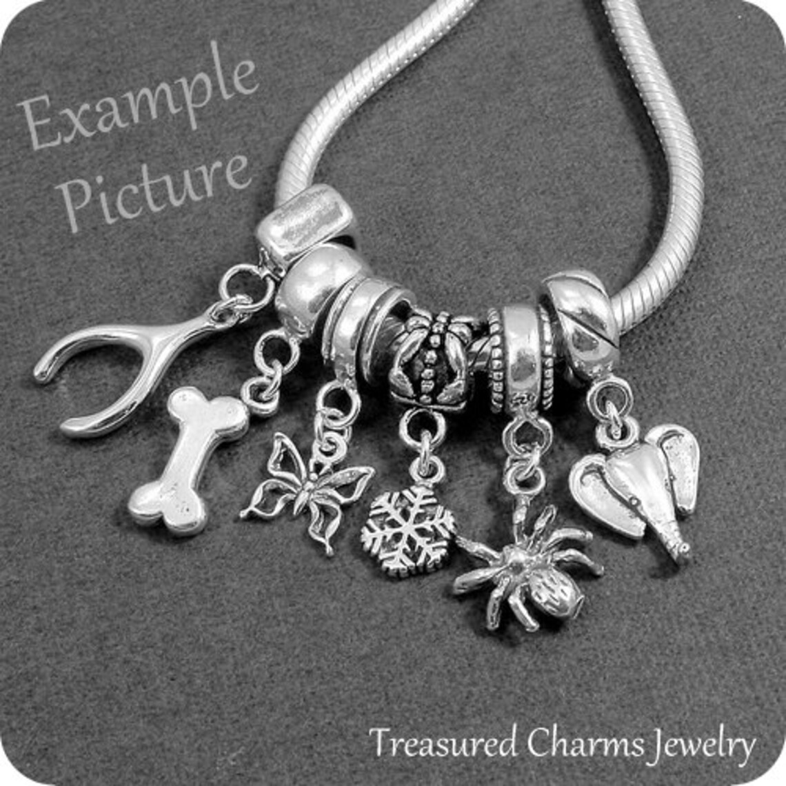 Silver Plated Adapter Bead for European Charm Bracelets | Etsy