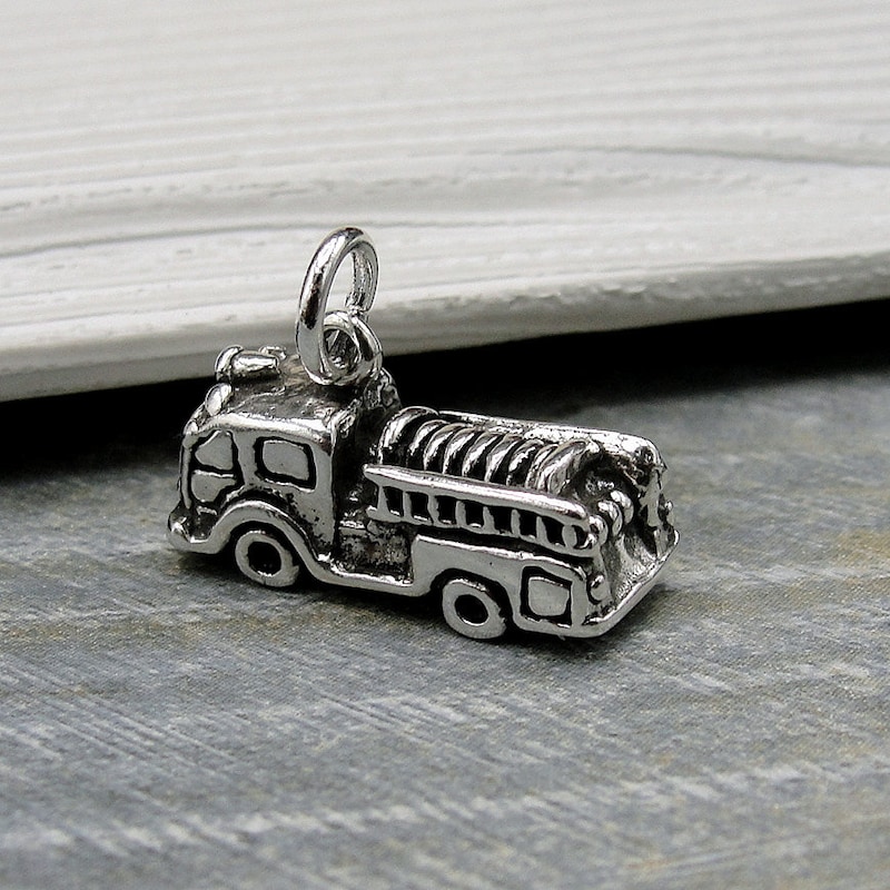 Firefighter Charm - Etsy