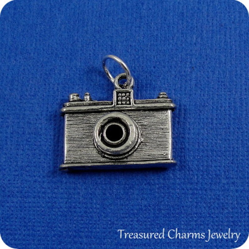 Camera Charm Silver Plated Camera Charm for Necklace or - Etsy