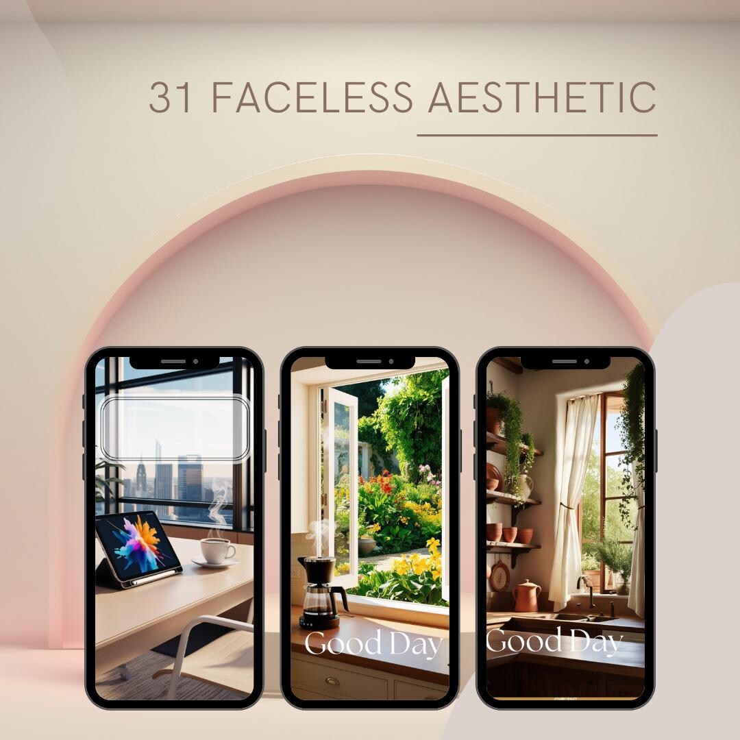 31 Faceless Aesthetic - Minimalist Images for Stories and Reels - Etsy
