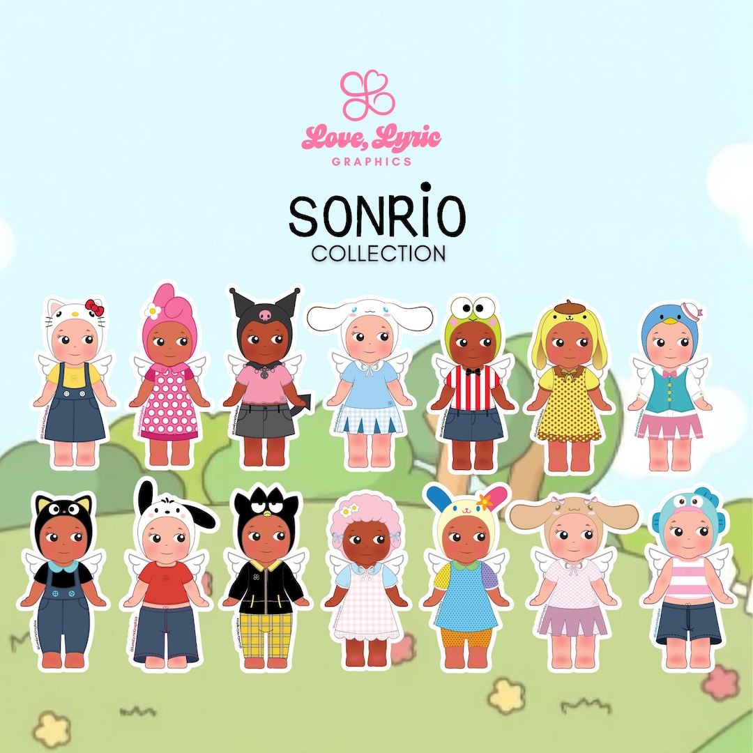 Sonrio Sonny Angel Sanrio Inspired Stickers - Etsy
