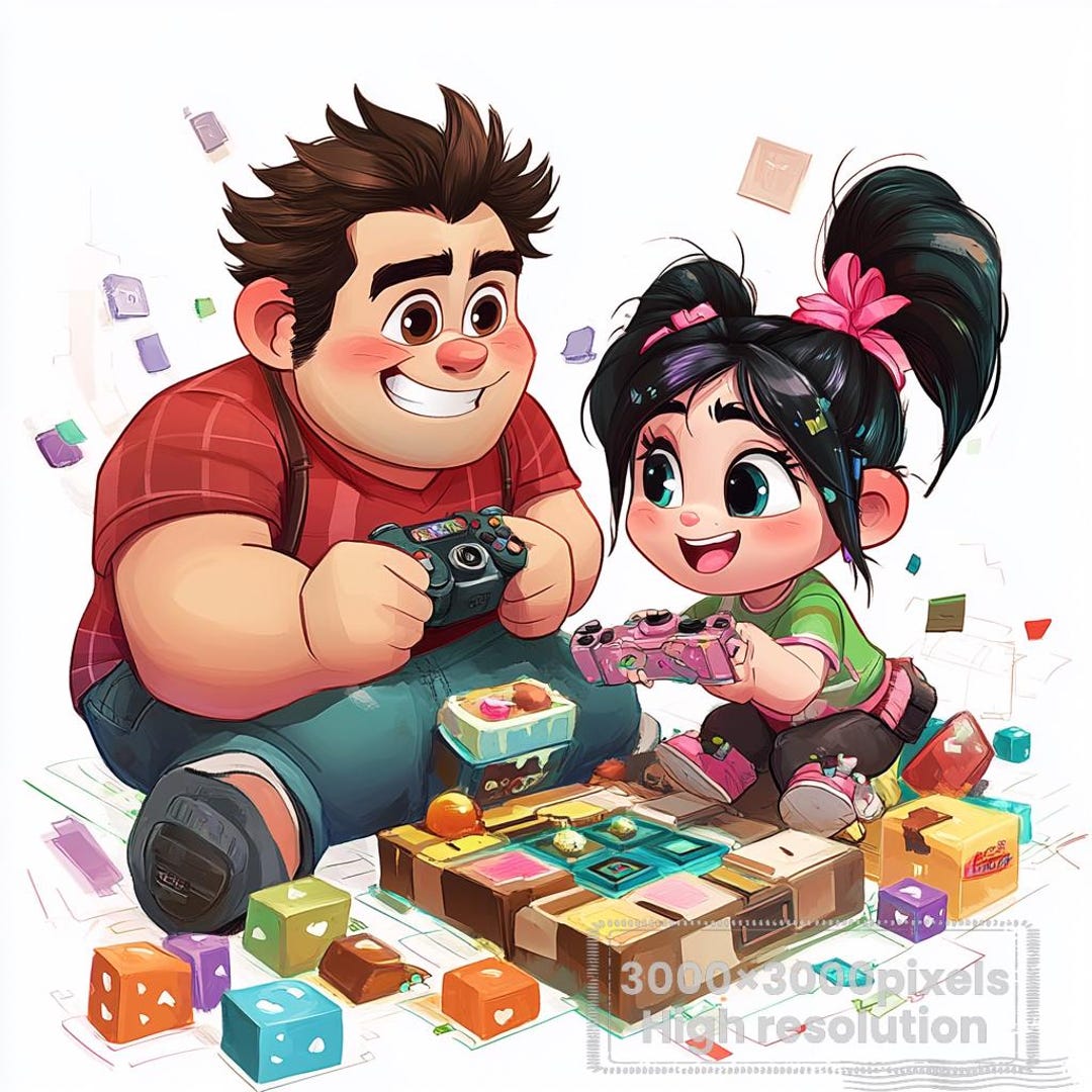 Wreck-it Ralph SVG, Cliparts Bundle, Wreck-it Ralph, Wreck-it Ralph ...