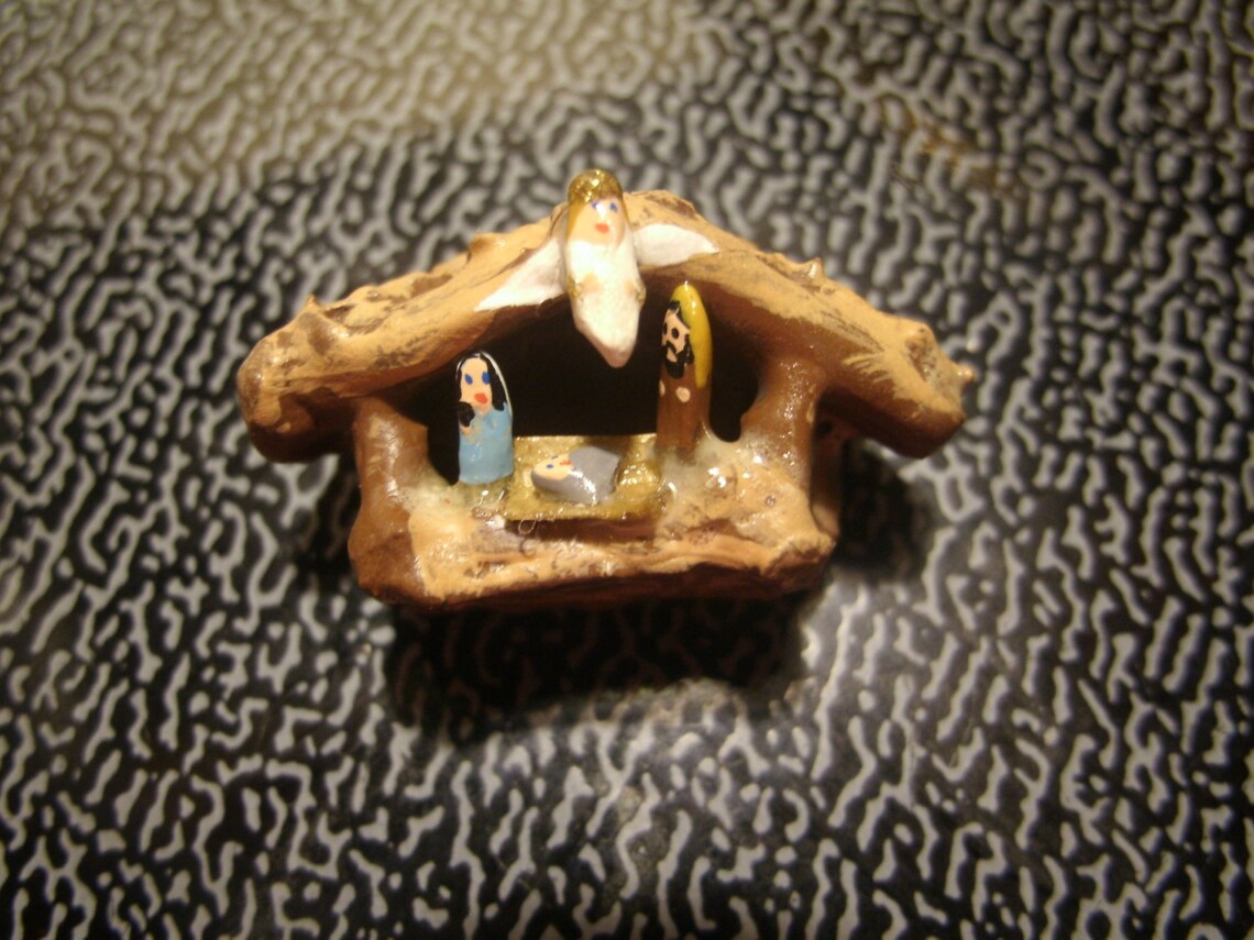 Micro Miniature Tiny Nativity Made From Grains of Rice - Etsy