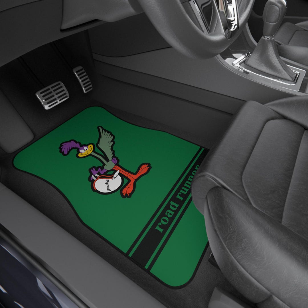 Plymouth Roadrunner Tribute Car Floor Mats (set of 4) Dark Green - Etsy