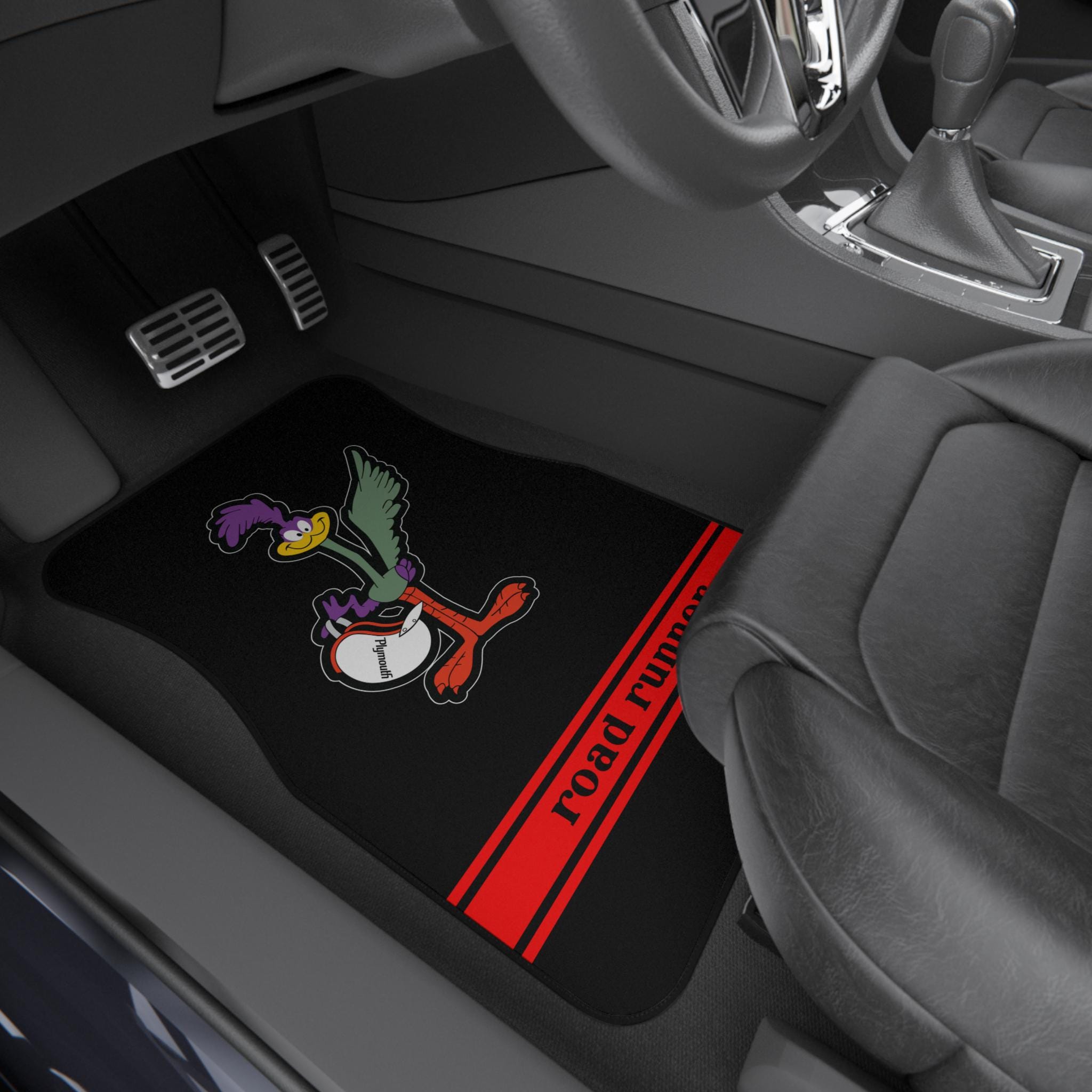 Plymouth Roadrunner Tribute Car Floor Mats (set of 4) Red Stripe - Etsy