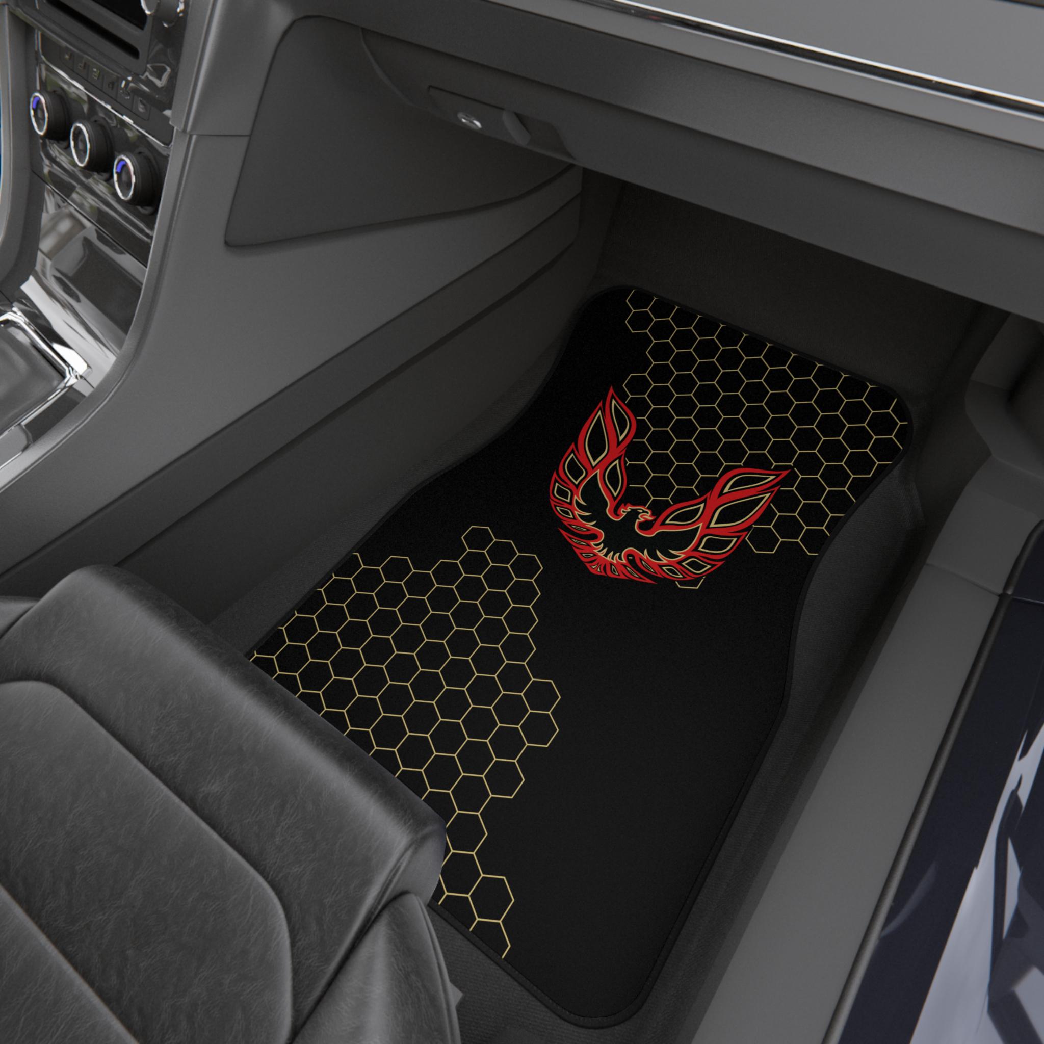 Pontiac Firebird Trans Am Tribute Car Floor Mats: Red & Gold (set of 4 ...