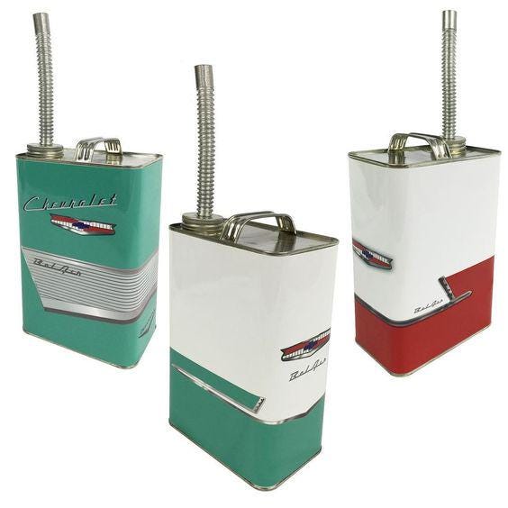 1955 55 BEL AIR Tribute Gallon Gas Can W/ Filler Nozzle Red/white - Etsy