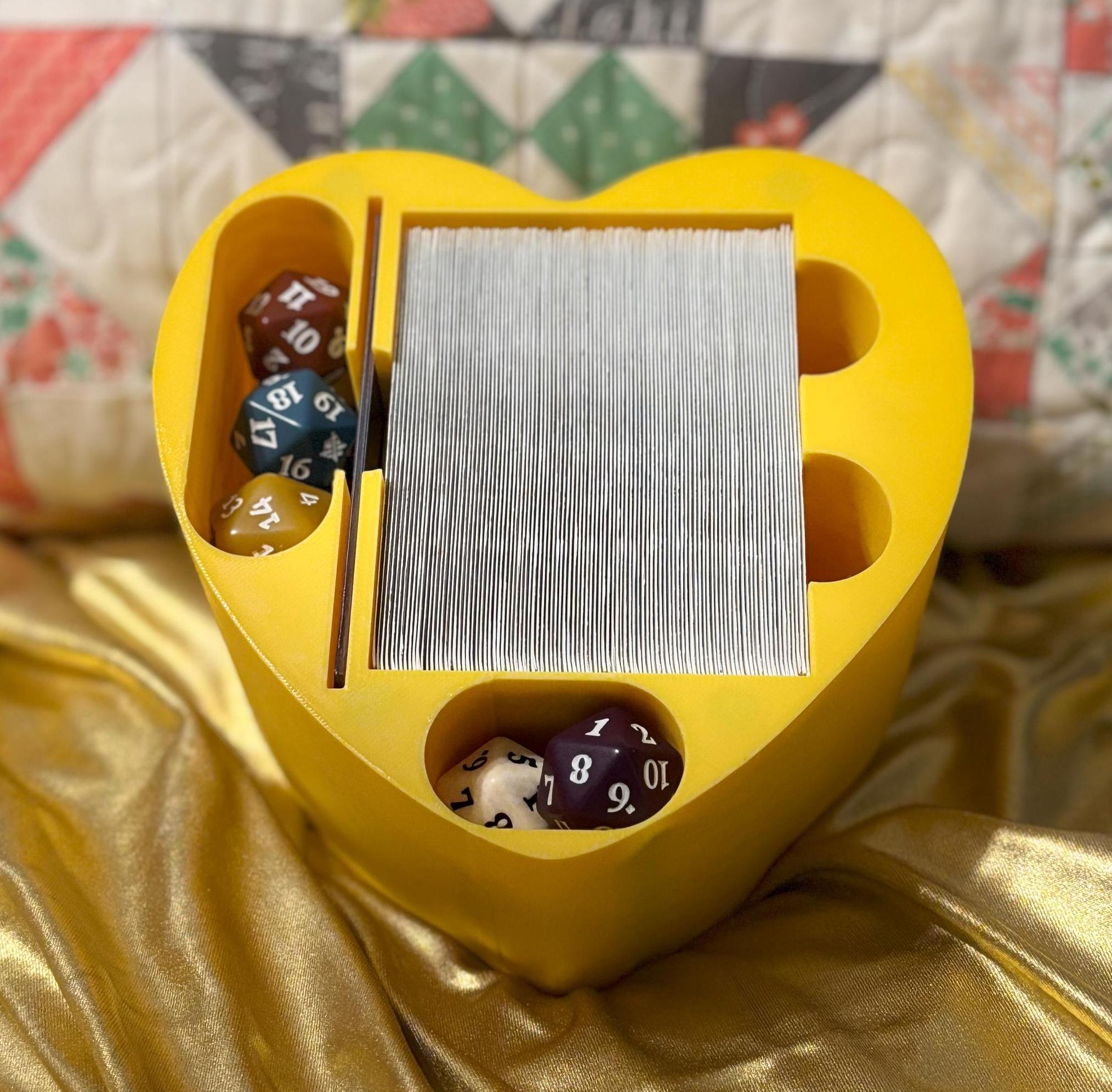 Heart Candy MTG Deck Box Holds 100 Double Sleeved Cards & Dice - Etsy