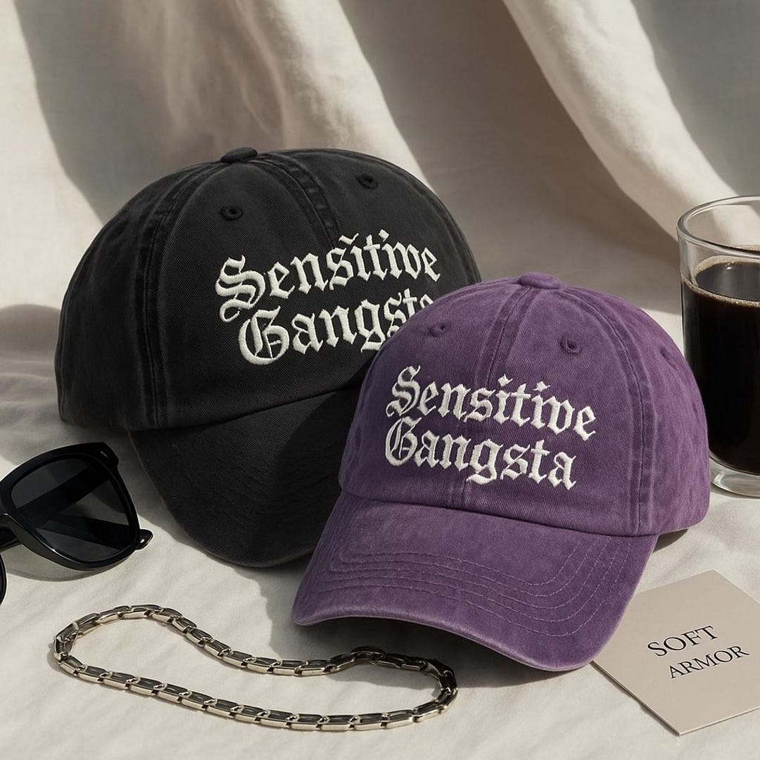 Embroidered Embroidered Sensitive Gangsta Hat, God Forbid I'm a ...