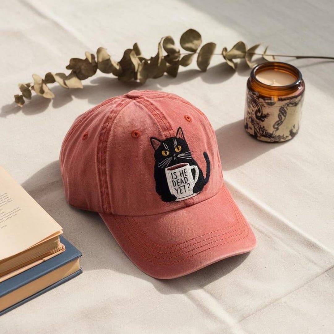 Is He Dead yet Embroidered Hat, Political Satire Cap, Funny Protest Dad ...