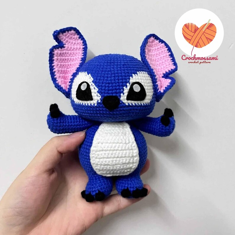 Cartoon Baby Stitch Pattern, Crochet Cartoon Pdf, Handmade Crochet ...