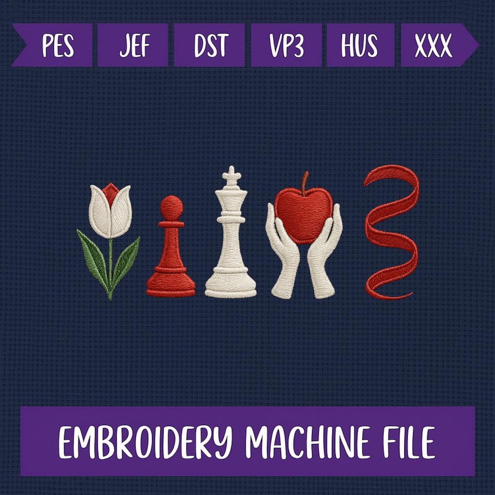 Twilight Inspired Embroidery Design File – Book Cover Aesthetic Machine ...