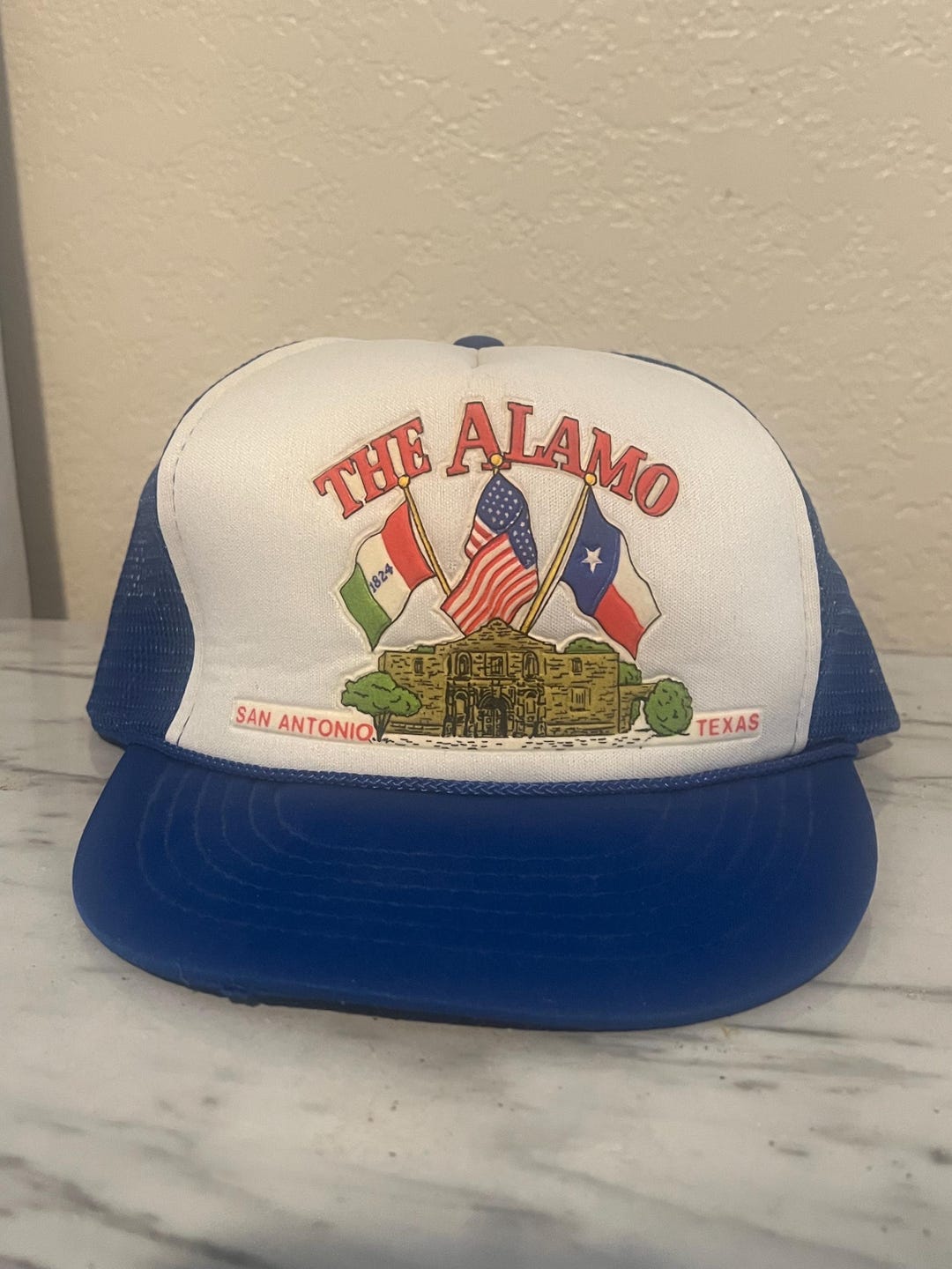 Vintage “the Alamo” Trucker Hat - Etsy