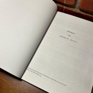 Gattaca Signed Autographed Script Full Screenplay Full Script Reprint ...