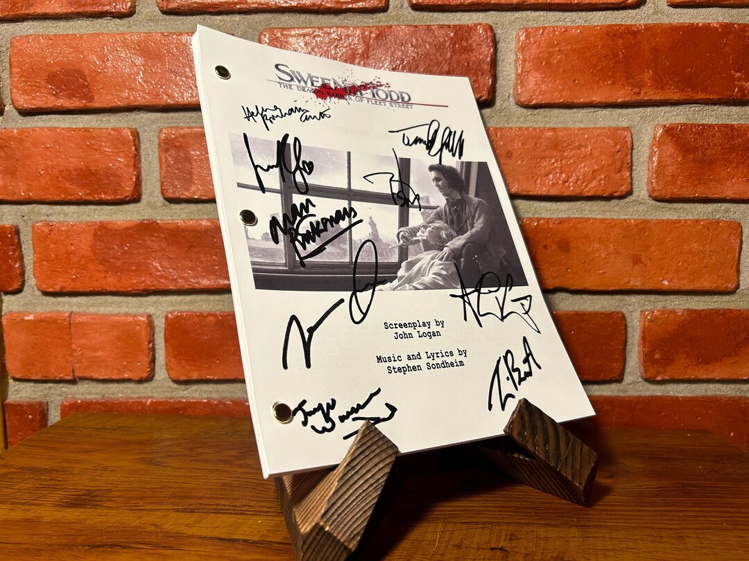 Sweeney Todd the Demon Barber of Fleet Street Signed Autographed Script ...